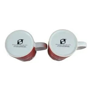 Laura Secord | Dining | Laura Secord Red Ceramic Mugs Brands Unlimited ...